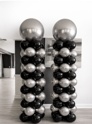 Classic Balloon Column Installation | Party Balloons by Q