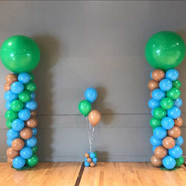 Numbered Balloon Column - PARTY BALLOONS BY Q